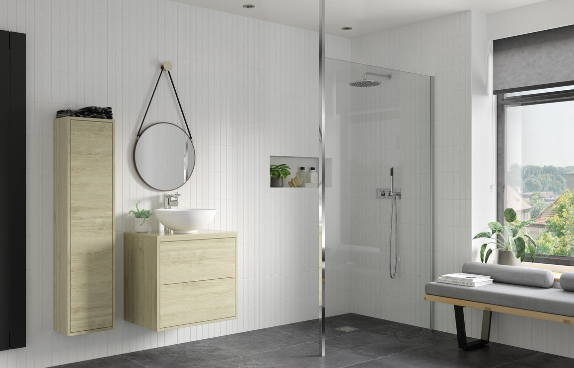Crystal 900mm Wetroom Panel & Floor-to-Ceiling Pole - Chrome - KPSB103 ...