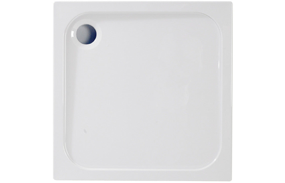 45mm Low Profile 900x900mm Square Tray & Waste - White - KPSB104319 ...