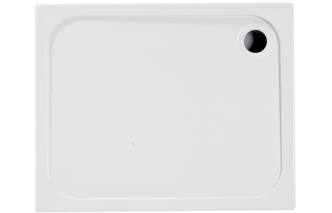45mm Low Profile 1000x900mm Rectangular Tray & Waste - White - KPSB104 ...