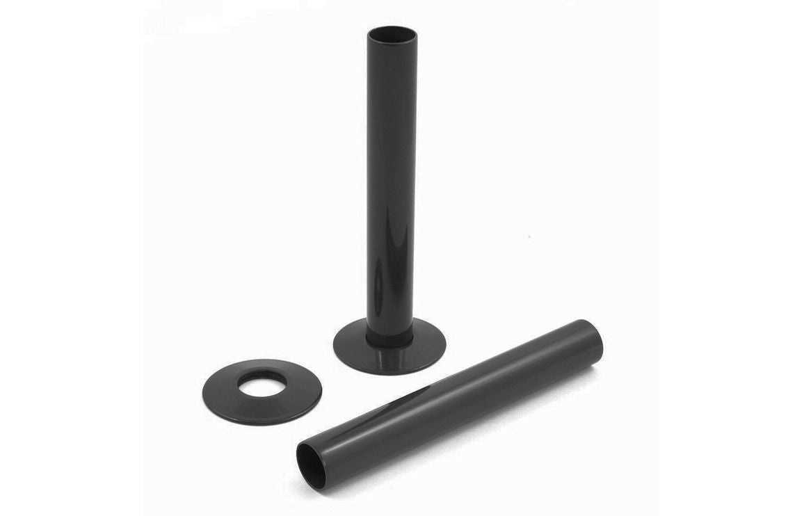 18mm Radiator Pipe Sleeves - Black - KPSB108871 — Kent Plumbing Supplies