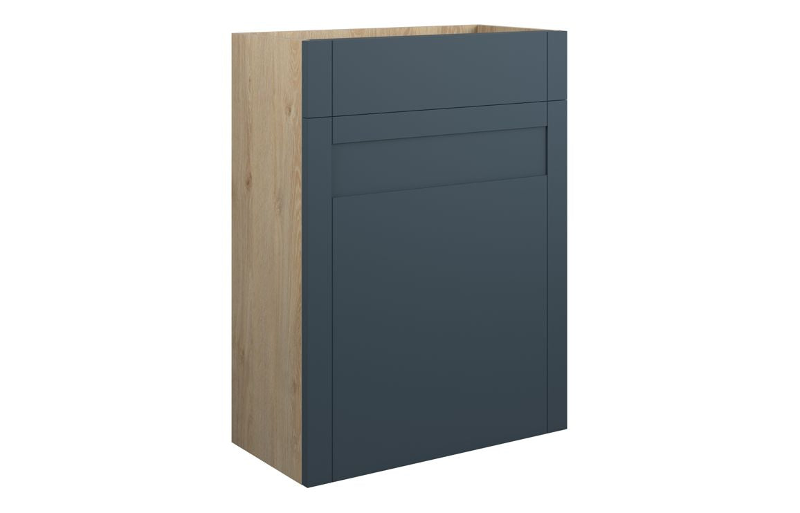 Peony 600mm Standard WC Unit - Matt Arley Blue (Oak Cab) — Kent ...