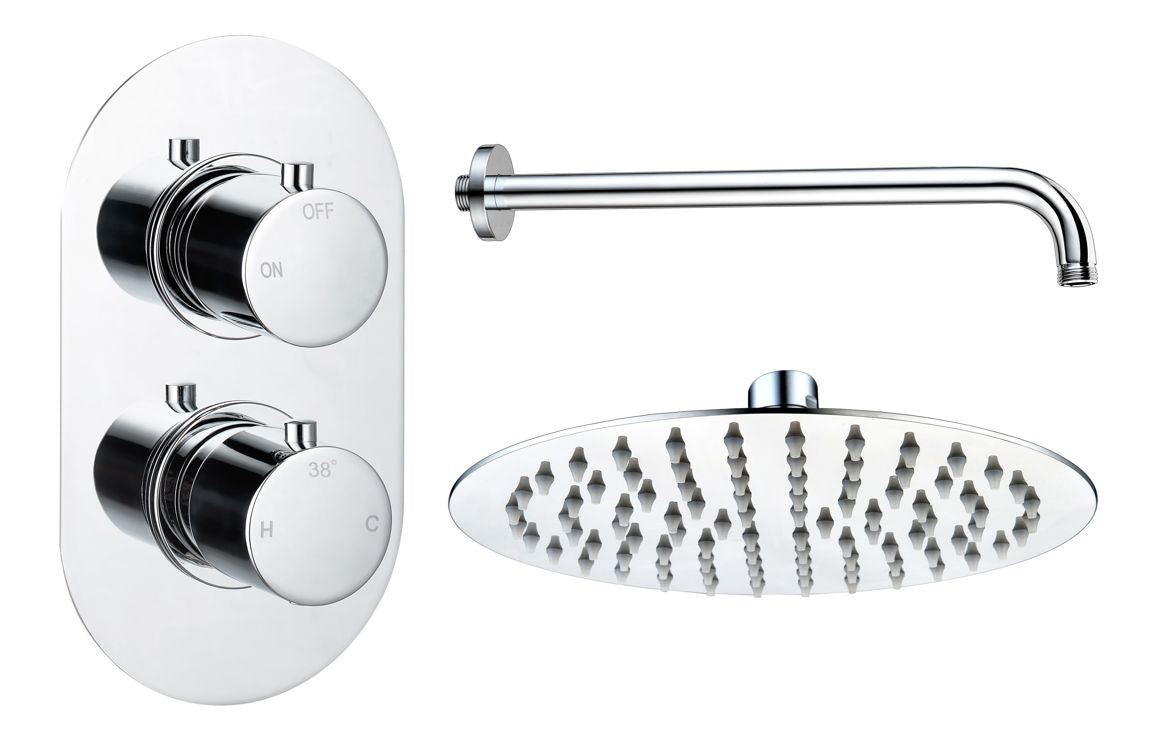 Hydro Round Shower Valve & Kit Pack 1 - Chrome - KPSB111579 — Kent ...