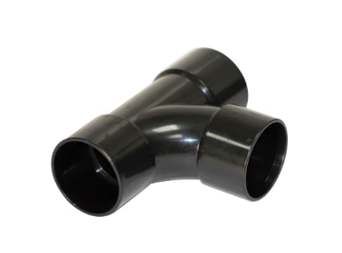 FloPlast WS23B ABS Solvent Waste 40mm Tee - Black — Kent Plumbing Supplies