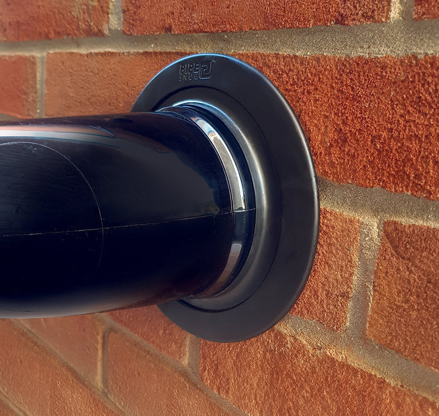 PipeSnug Waste Pipe Collar - 110mm Black - PS110BKSF — Kent Plumbing ...