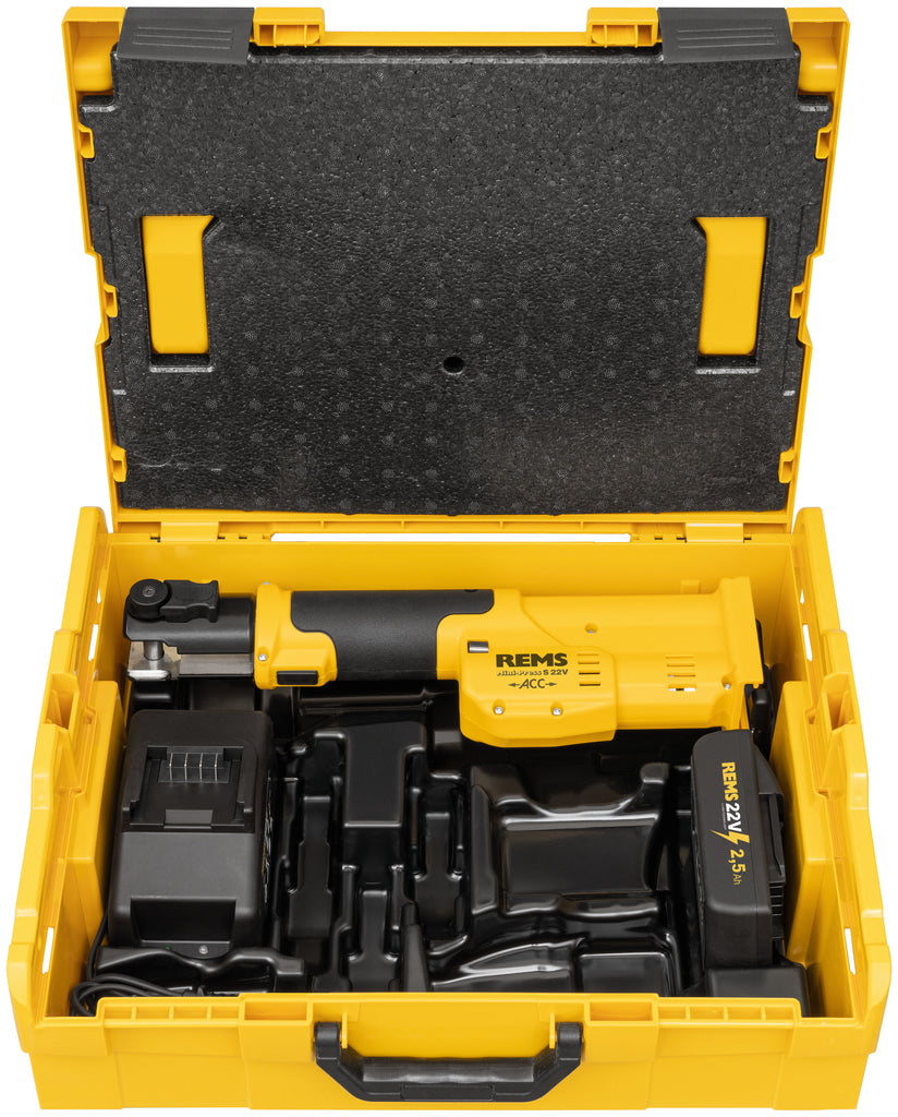 REMS Mini-Press S 22V Inline Press-Fit Pistol With L-Boxx - 578016 ...