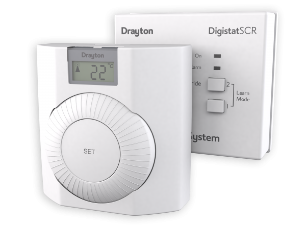 Drayton RF601 Digistat+RF Wireless Room Thermostat — Kent Plumbing Supplies